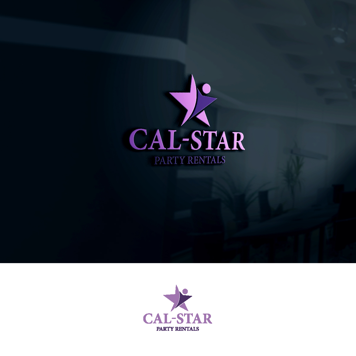 Playful, Modern, Party Rental company Logo Design for Cal-Star Party ...