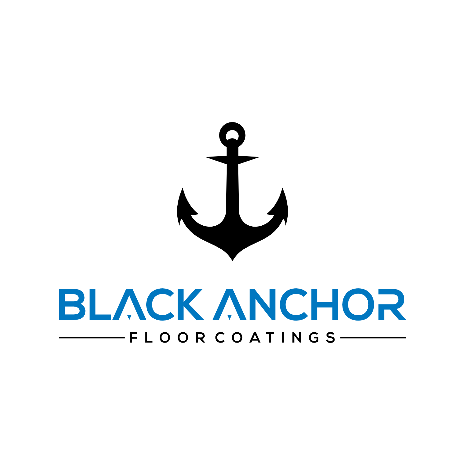 Logo Design for Black Anchor Floor Coatings by SOLIKINN DESIGN | Design ...