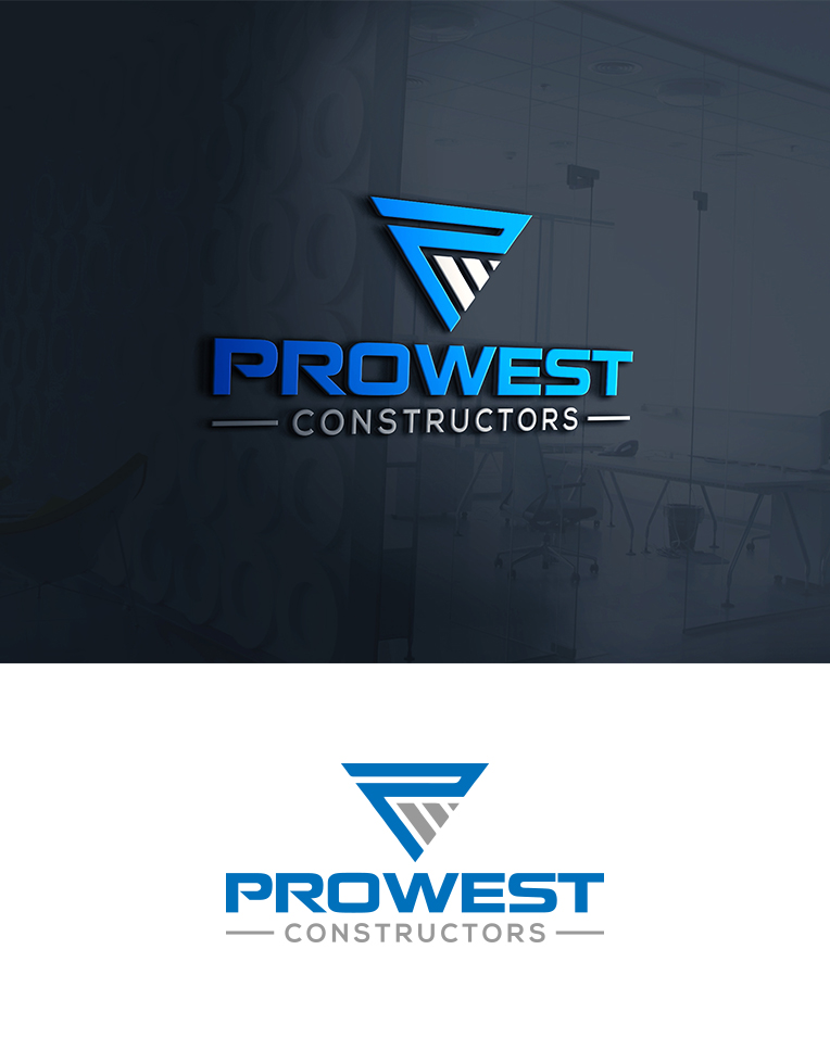 Logo Design for ProWest Constructors or just ProWest by Sher Dil ...