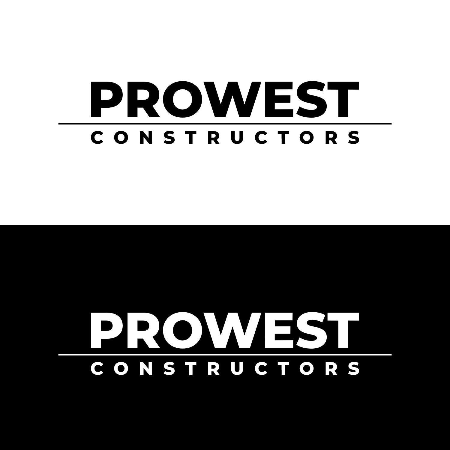 Logo Design for ProWest Constructors or just ProWest by SOLIKINN DESIGN ...