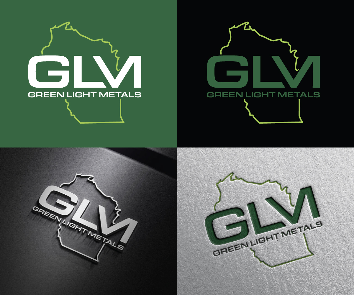 Bold, Professional, Mining Logo Design for Green Light Metals or GLM by ...