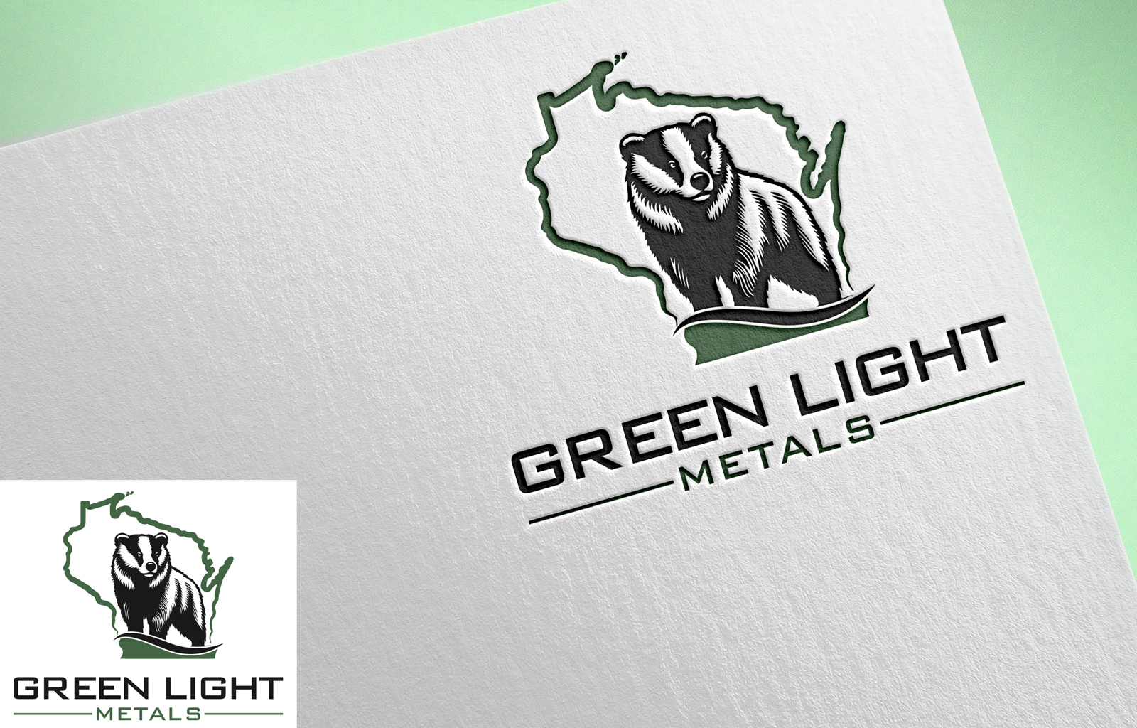Bold, Professional, Mining Logo Design for Green Light Metals or GLM by ...