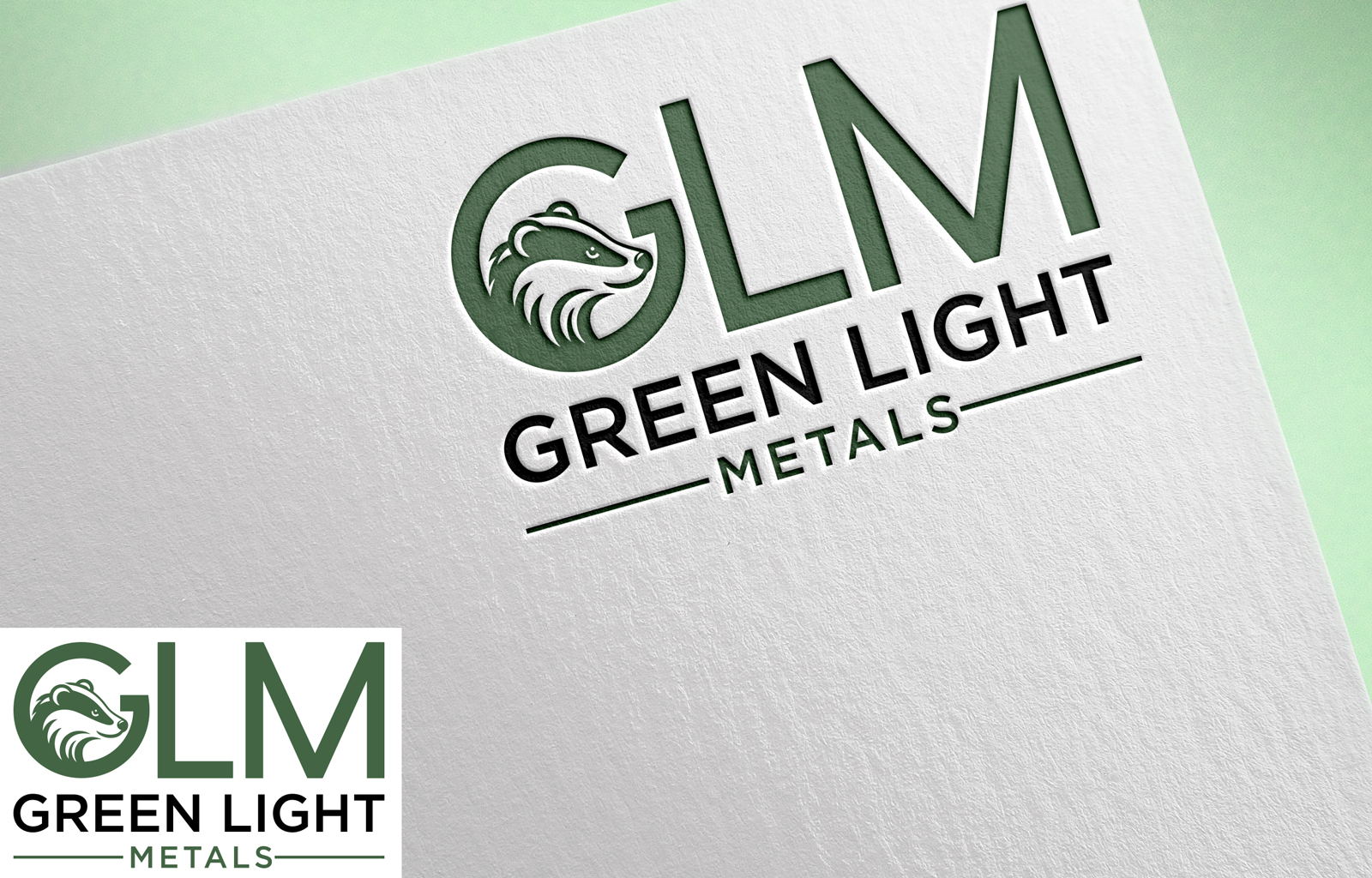Bold, Professional, Mining Logo Design for Green Light Metals or GLM by ...