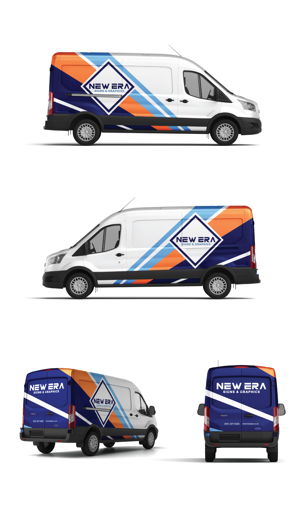 Professional, Modern, Signage and graphics Car Wrap Design for New Era ...