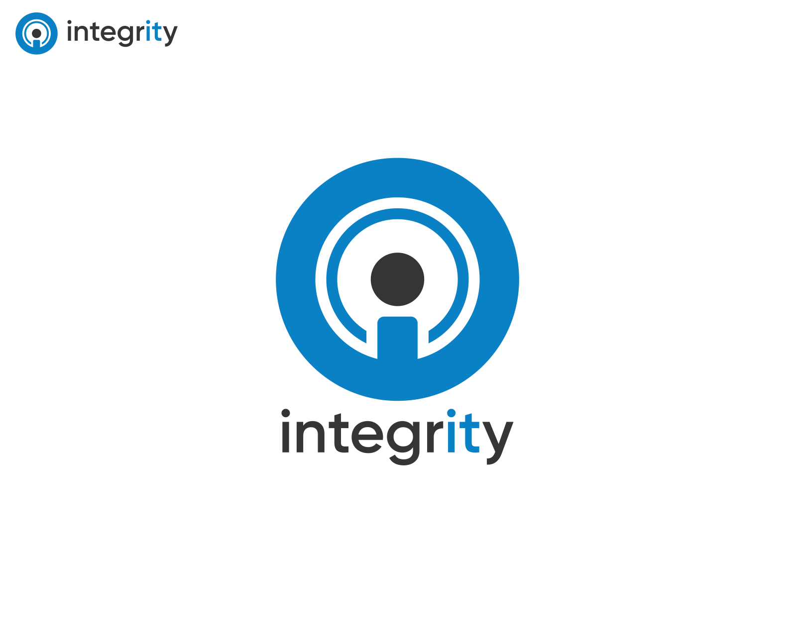 Elegant, Professional, Information Technology Logo Design for integrity ...