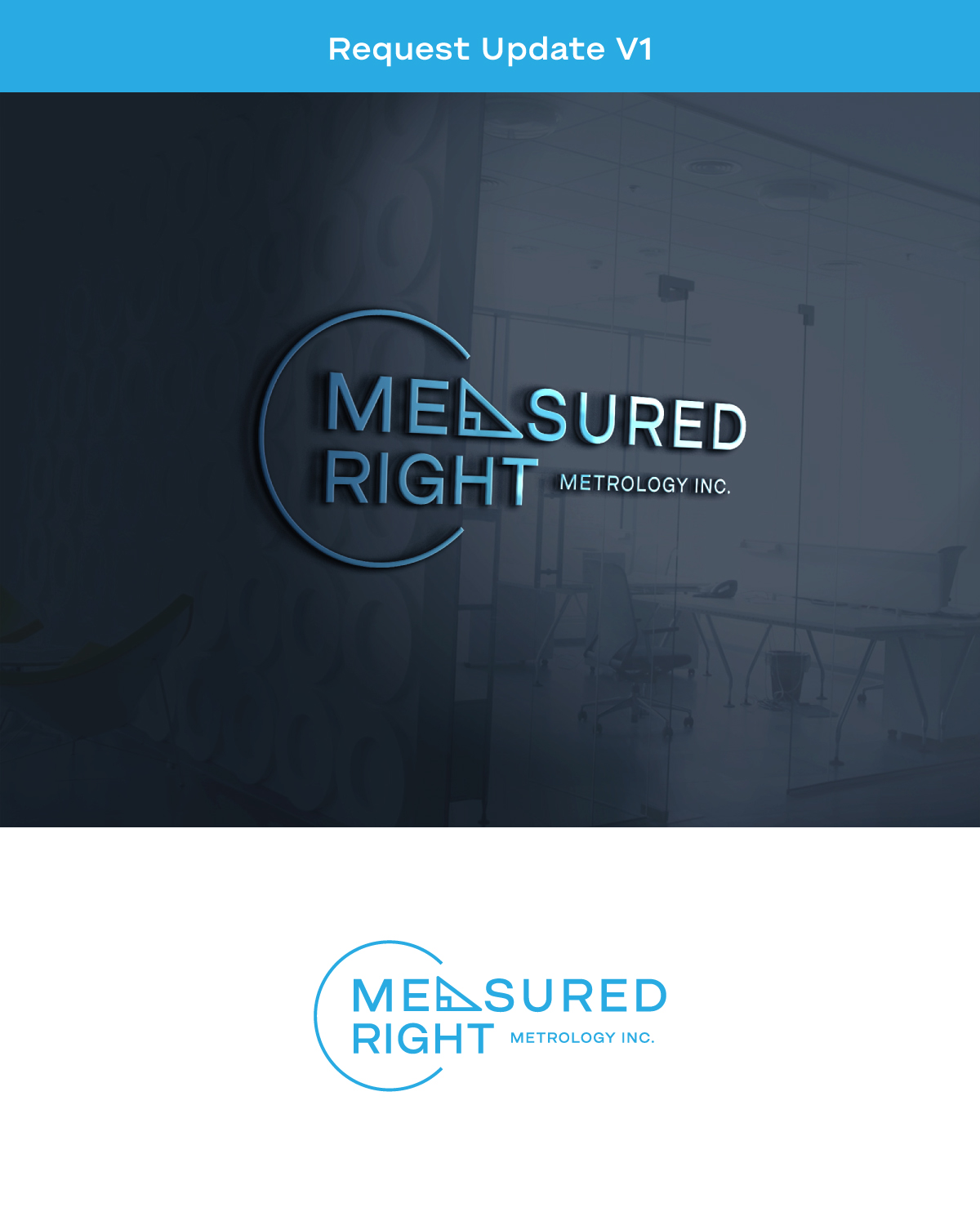 Logo Design for Measured Right Metrology Inc. by apik. | Design #32300668