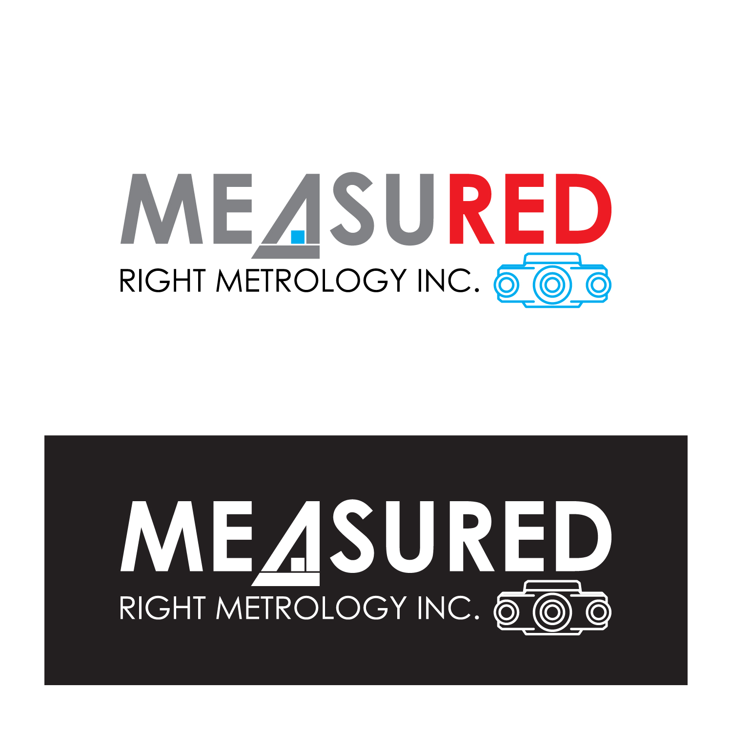 Logo Design for Measured Right Metrology Inc. by AMCSTUDIO | Design ...