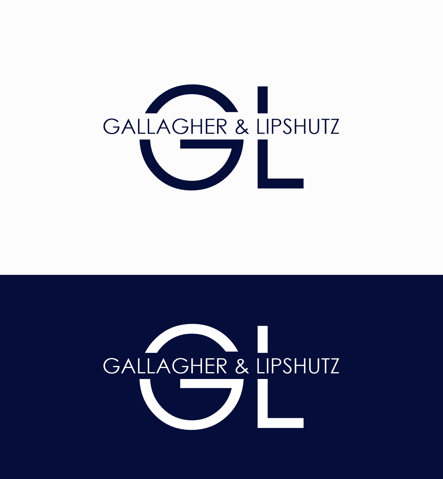 Elegant, Playful, legal Logo Design for GL or G&L and Gallagher ...