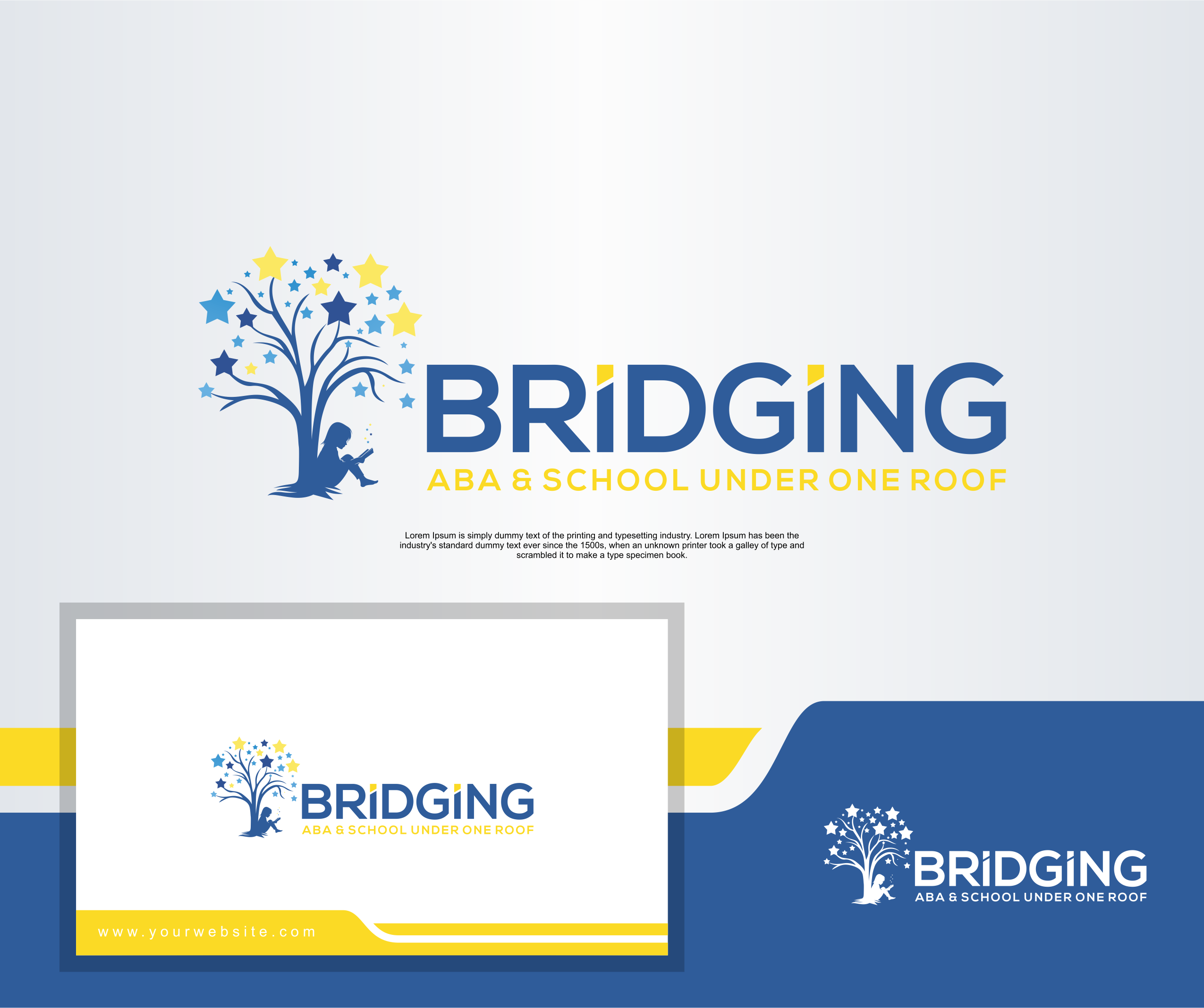 Elegant, Playful Logo Design for Bridging ABA & School under one roof ...