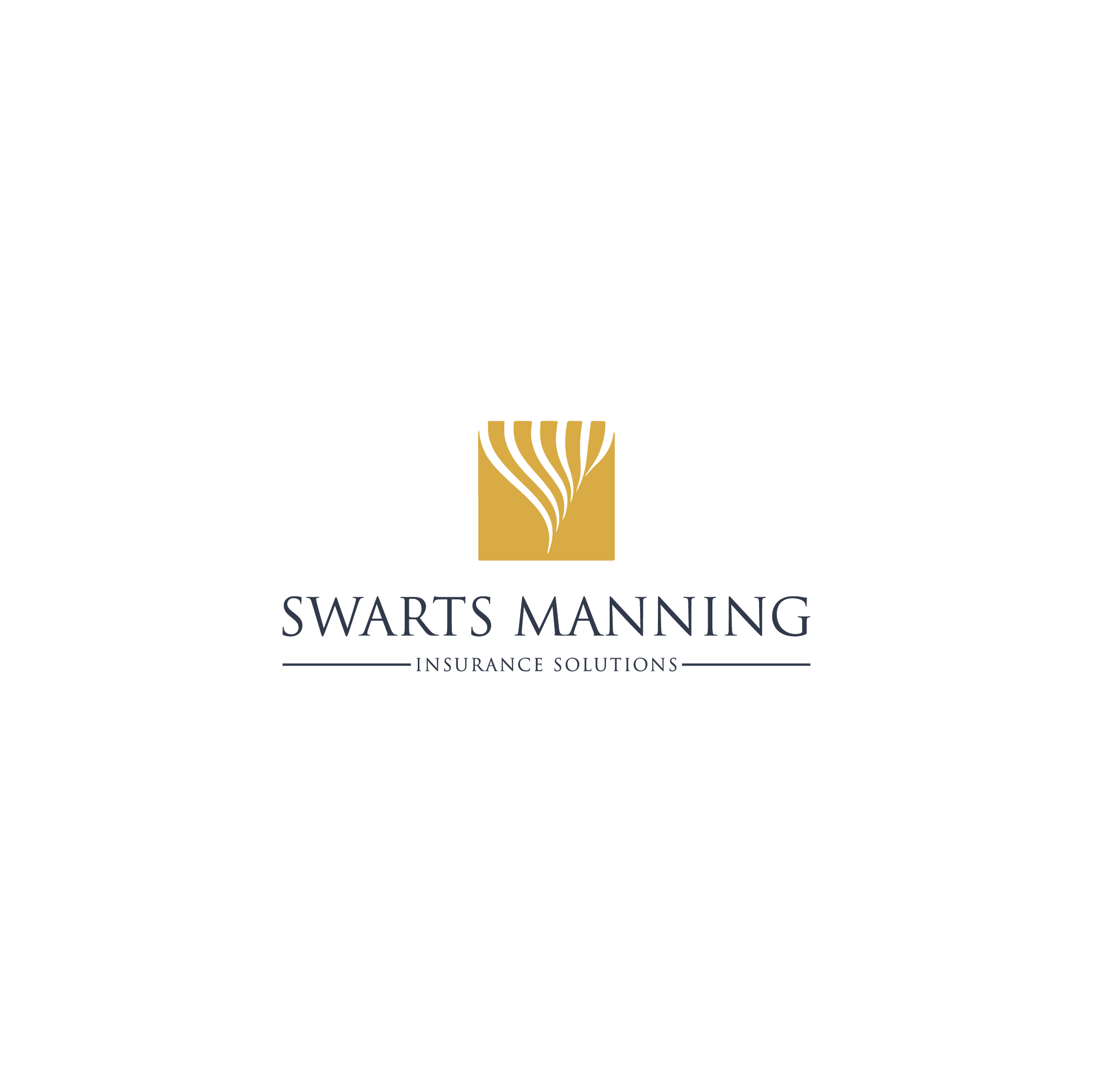 Bold, Serious, Insurance Logo Design for Swarts Manning Insurance ...