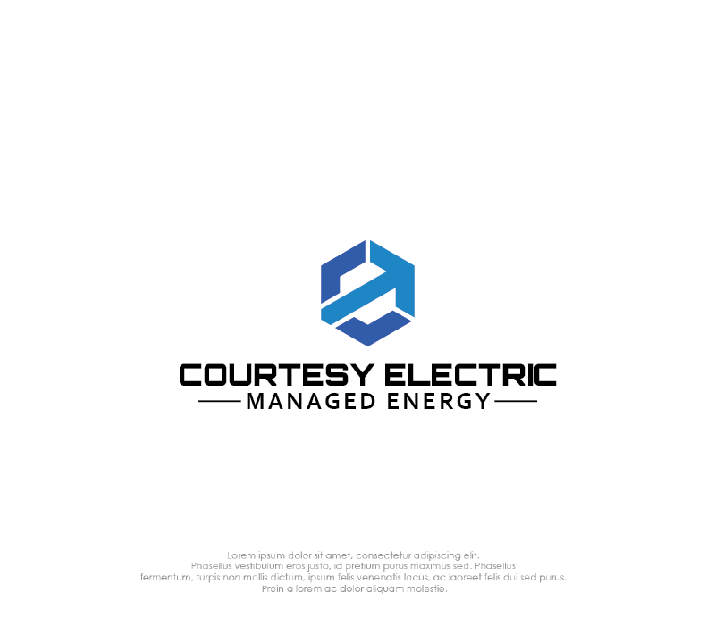 Logo Design for Courtesy Electric -- Managed Energy by JMart | Design ...