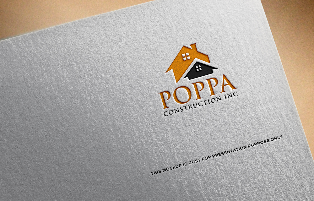 Logo Design for Poppa Construction Inc. by Bruse R | Design #32309556