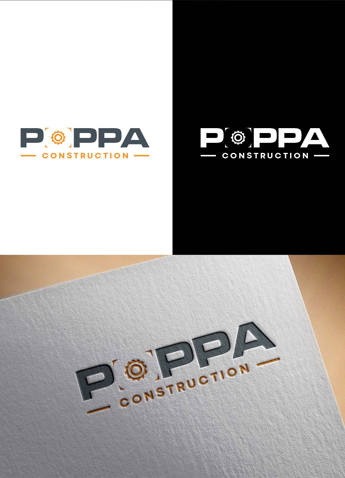 Logo Design for Poppa Construction Inc. by 'Josna' | Design #32319789