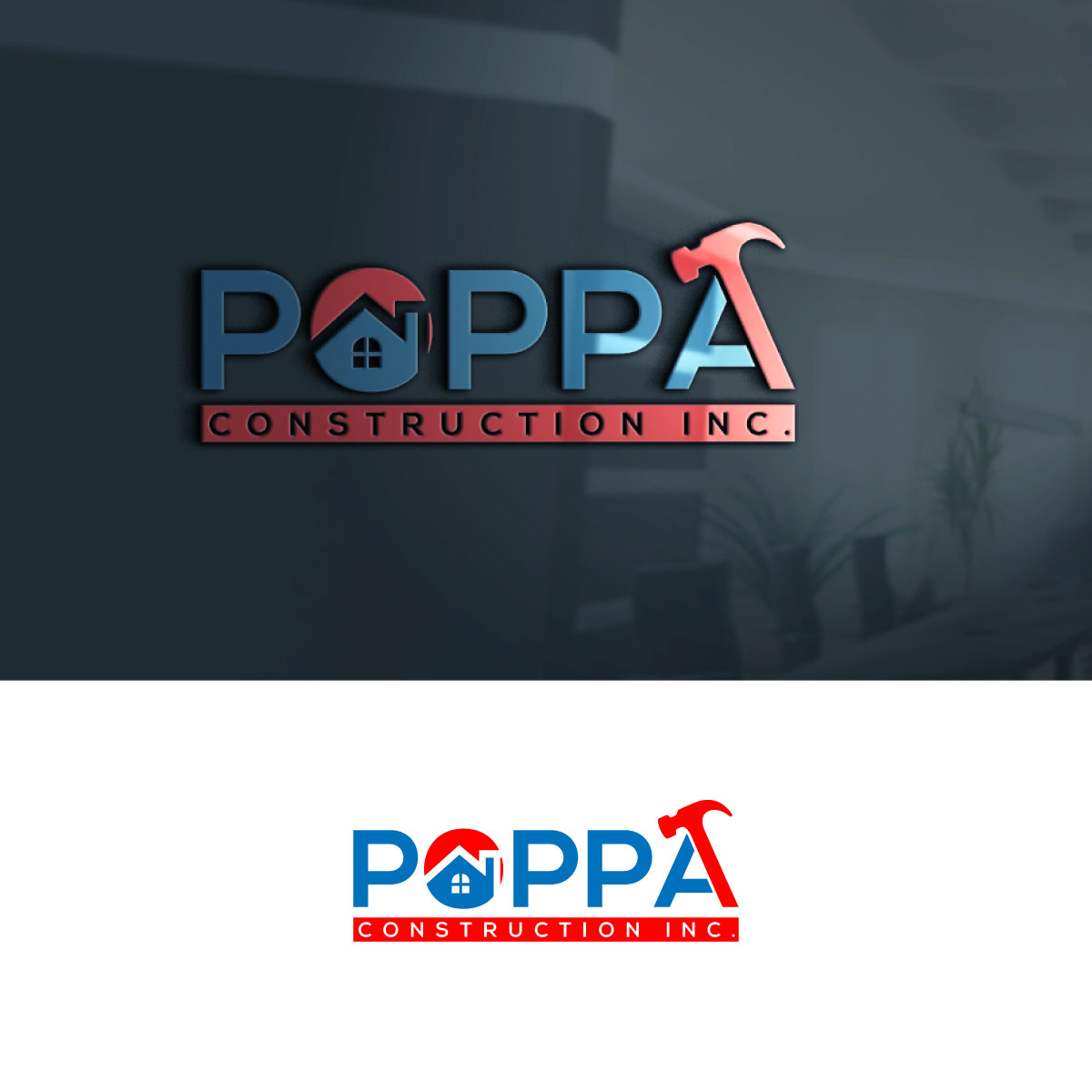 Logo Design for Poppa Construction Inc. by henrick808 | Design #32341100