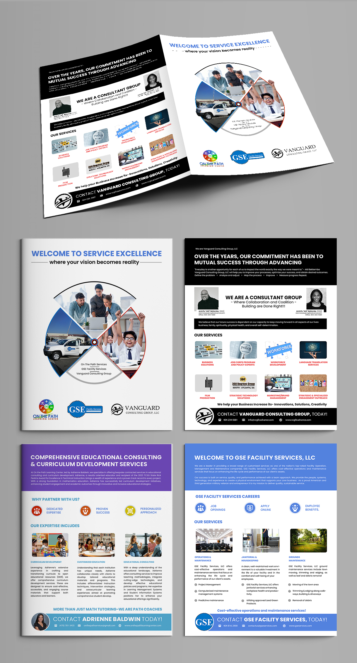 Playful, Professional, Contract work Brochure Design for On the Path ...