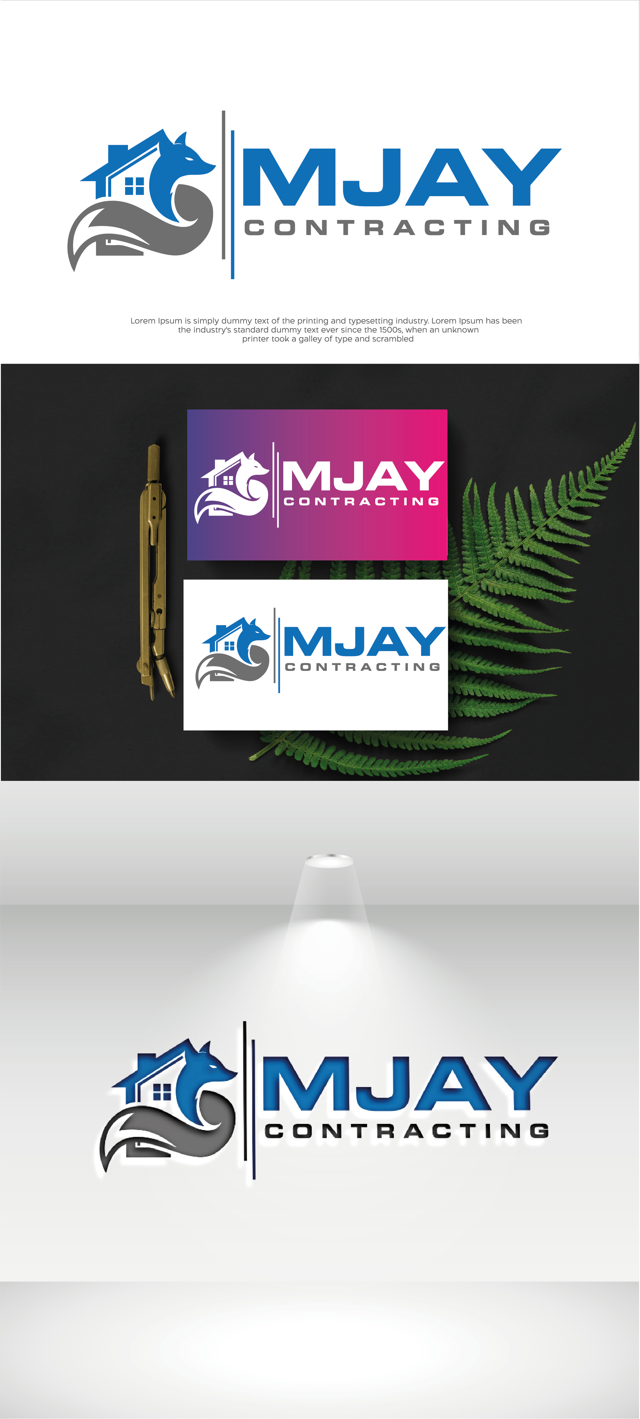 Elegant, Playful, Construction Logo Design for Mjay contracting by ...