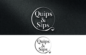 Elevated barware/partyware business logo | 16 Logo Designs for Quips & Sips