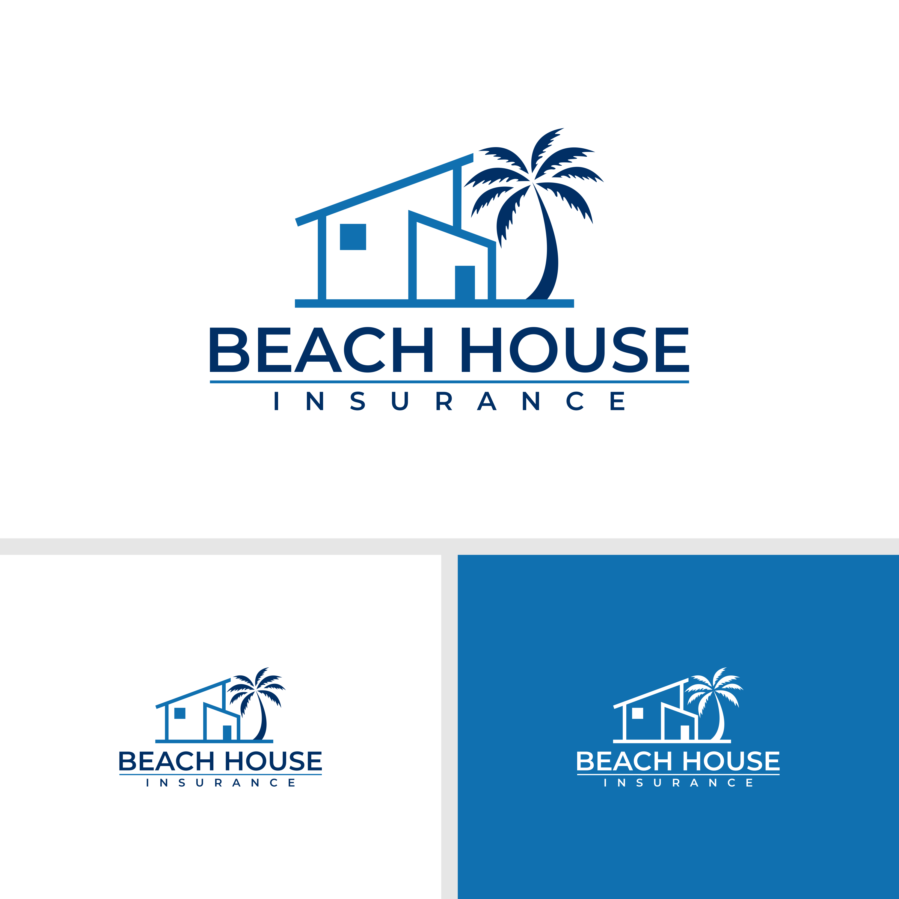 Logo Design for Beach House Insurance by masfailla | Design #32362555