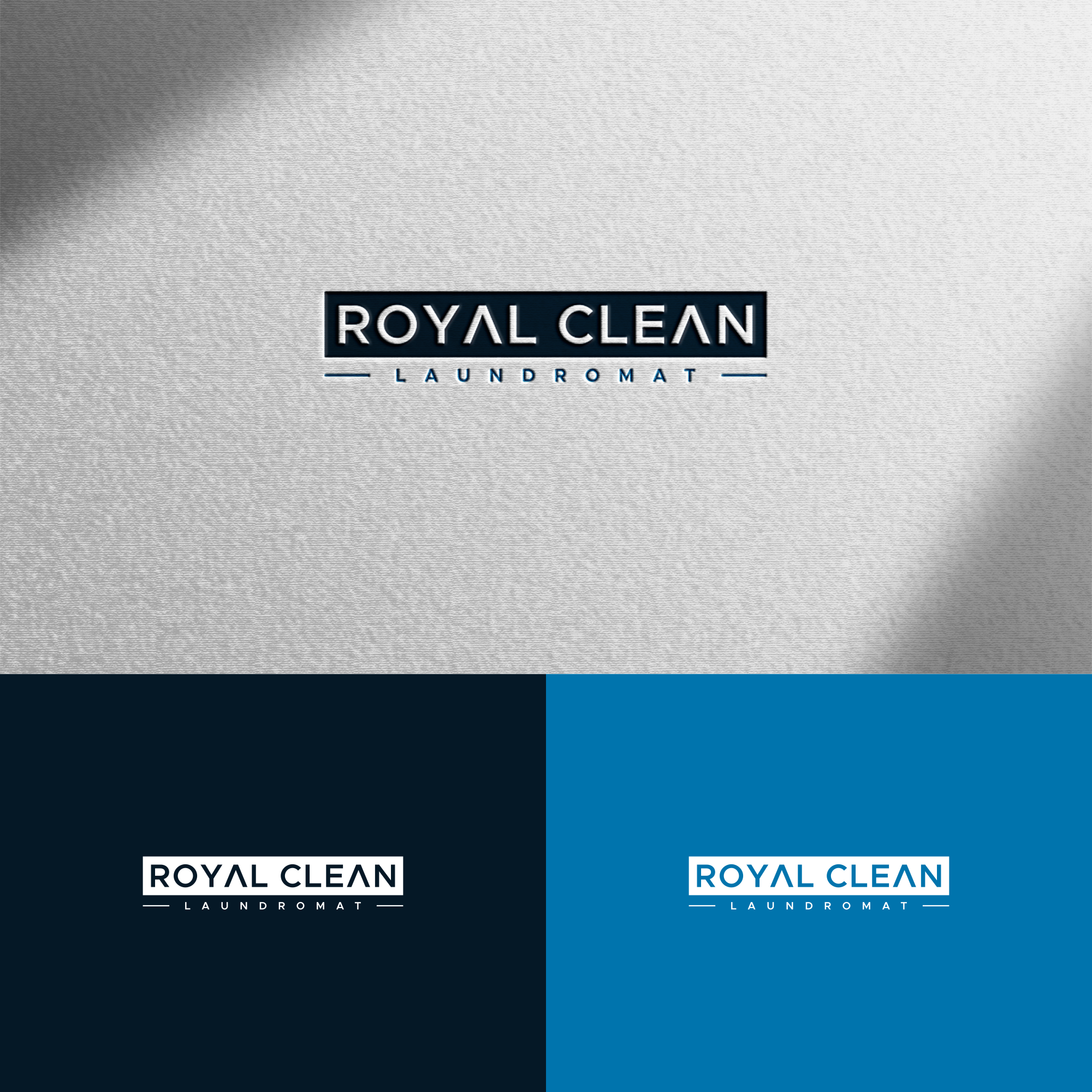 Elegant, Playful Logo Design for Royal Clean Laundromat by Bunglon ...