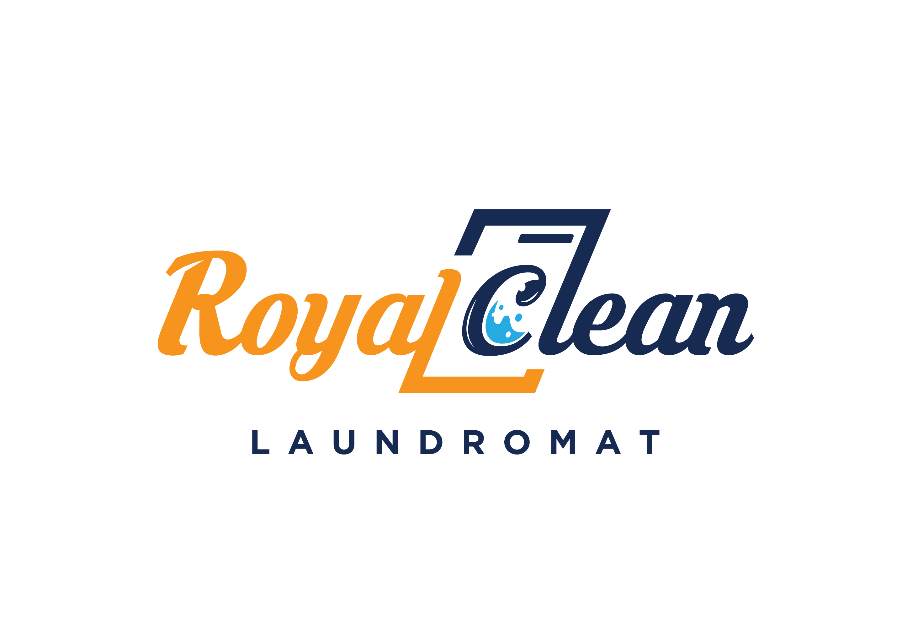 Elegant, Playful Logo Design for Royal Clean Laundromat by Grafactory ...