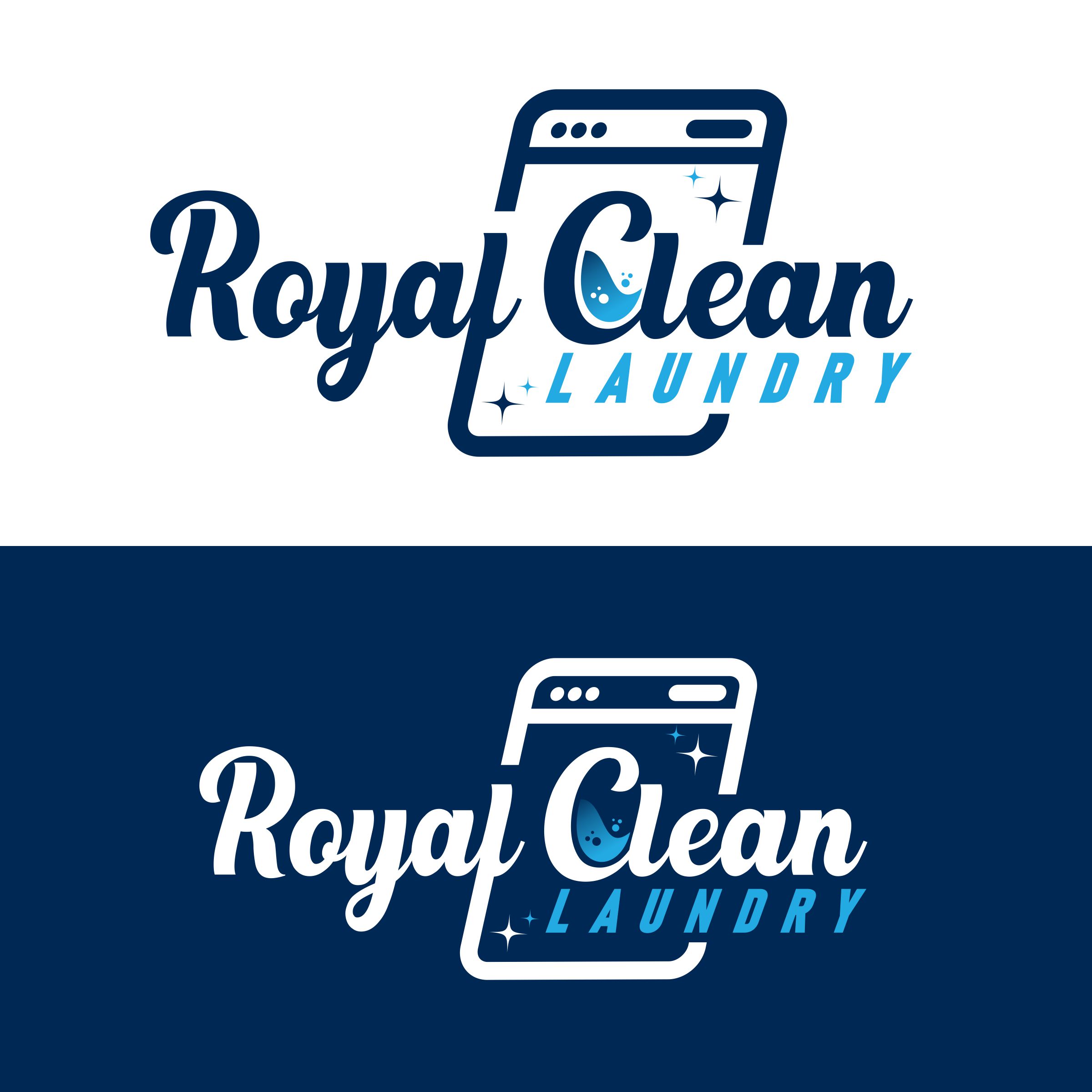 Elegant, Playful Logo Design for Royal Clean Laundromat by creative ...