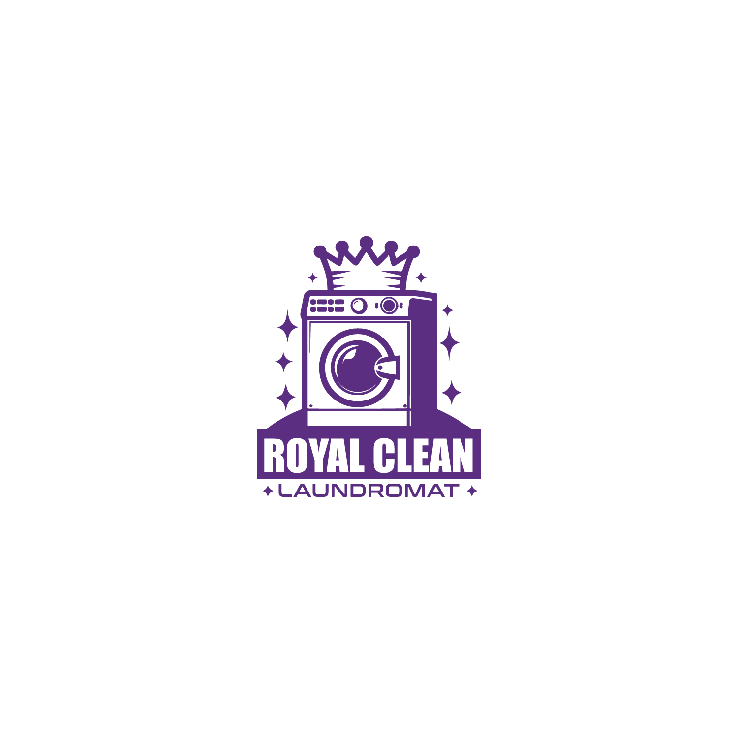 Elegant, Playful Logo Design for Royal Clean Laundromat by NEX | Design ...