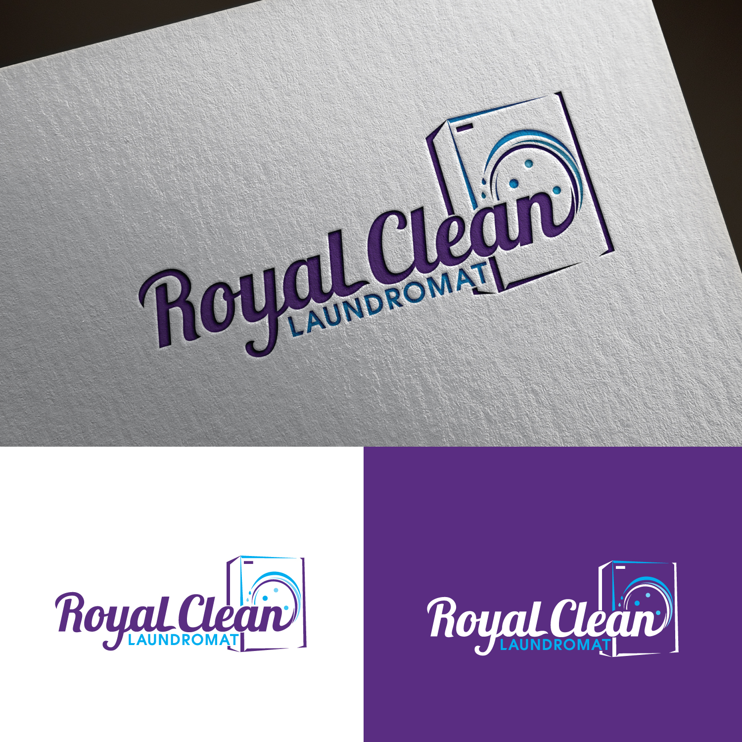 Elegant, Playful Logo Design for Royal Clean Laundromat by sankar999 ...