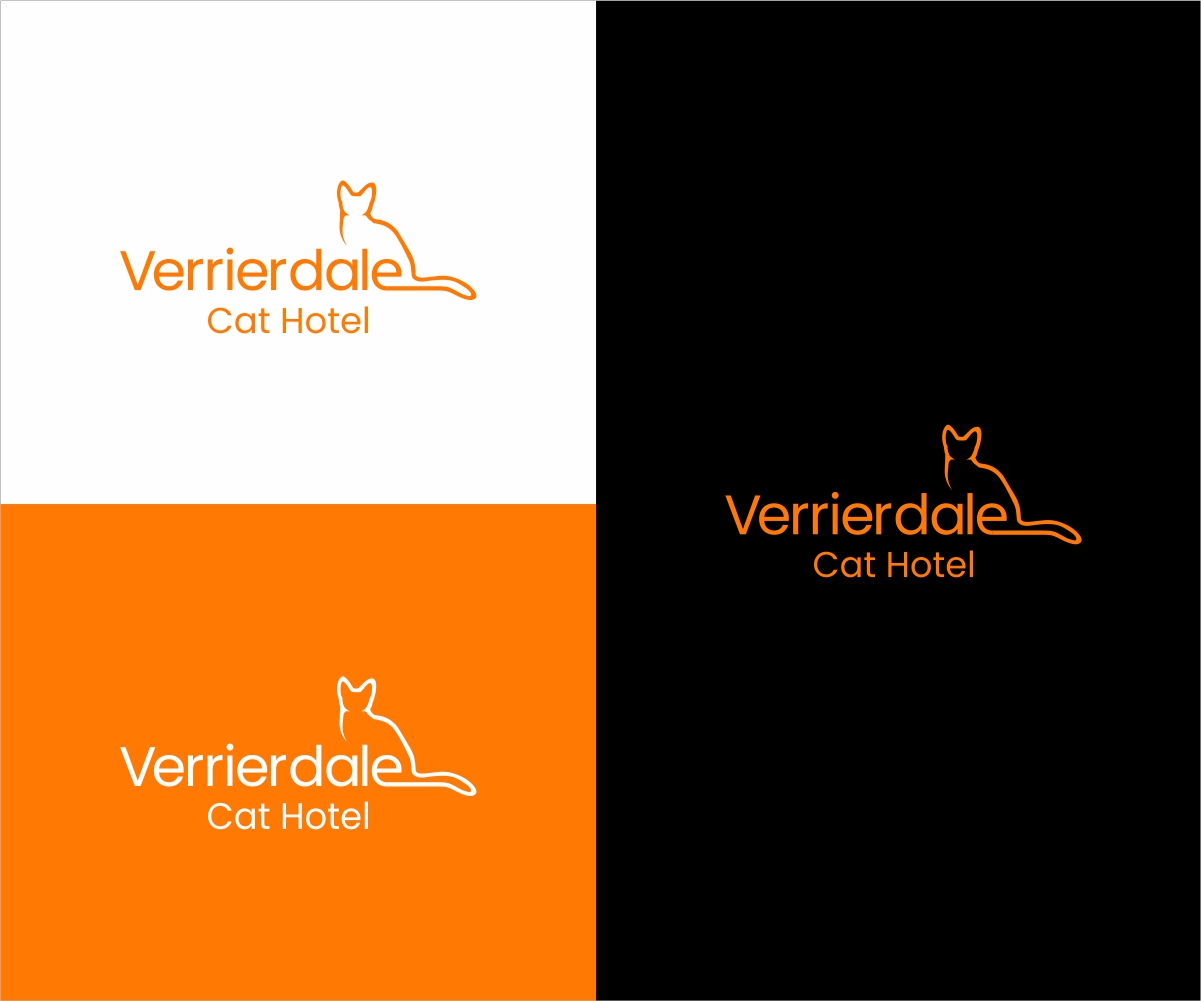 Bold, Playful, Cat boarding / cat sitting Logo Design for Verrierdale ...