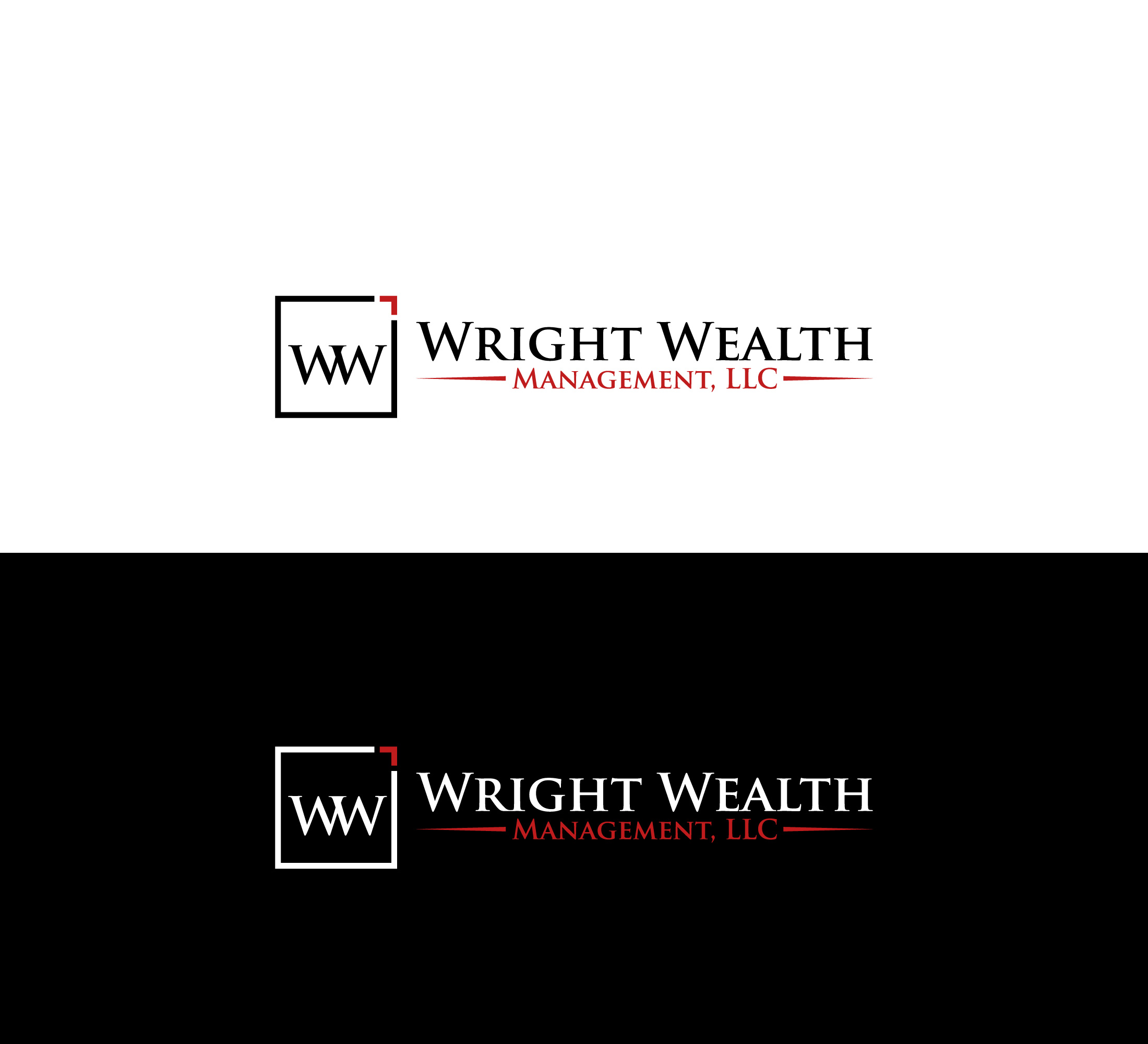 Masculine, Elegant, Financial Services Logo Design for Wright Wealth ...