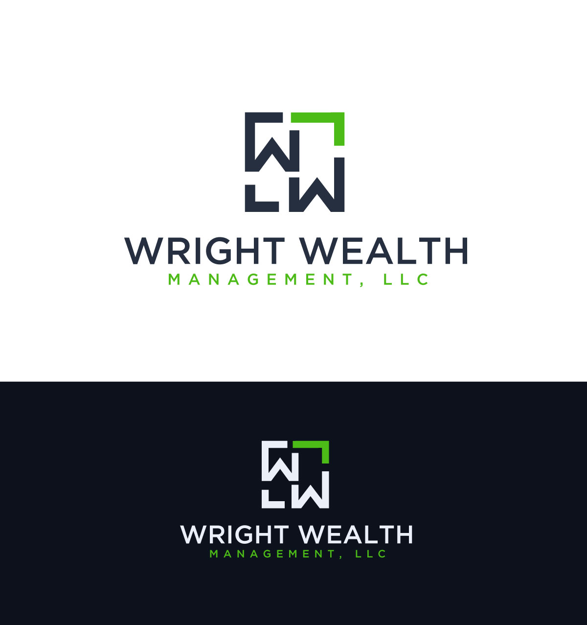 Masculine, Elegant, Financial Services Logo Design for Wright Wealth Management, LLC by Mono.co ...