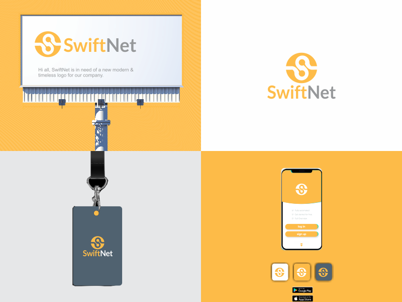 Elegant, Playful, Internet service provider Logo Design for SwiftNet by ...