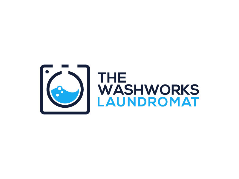 Bold, Professional, Laundromat Logo Design for The WashWorks Laundromat ...