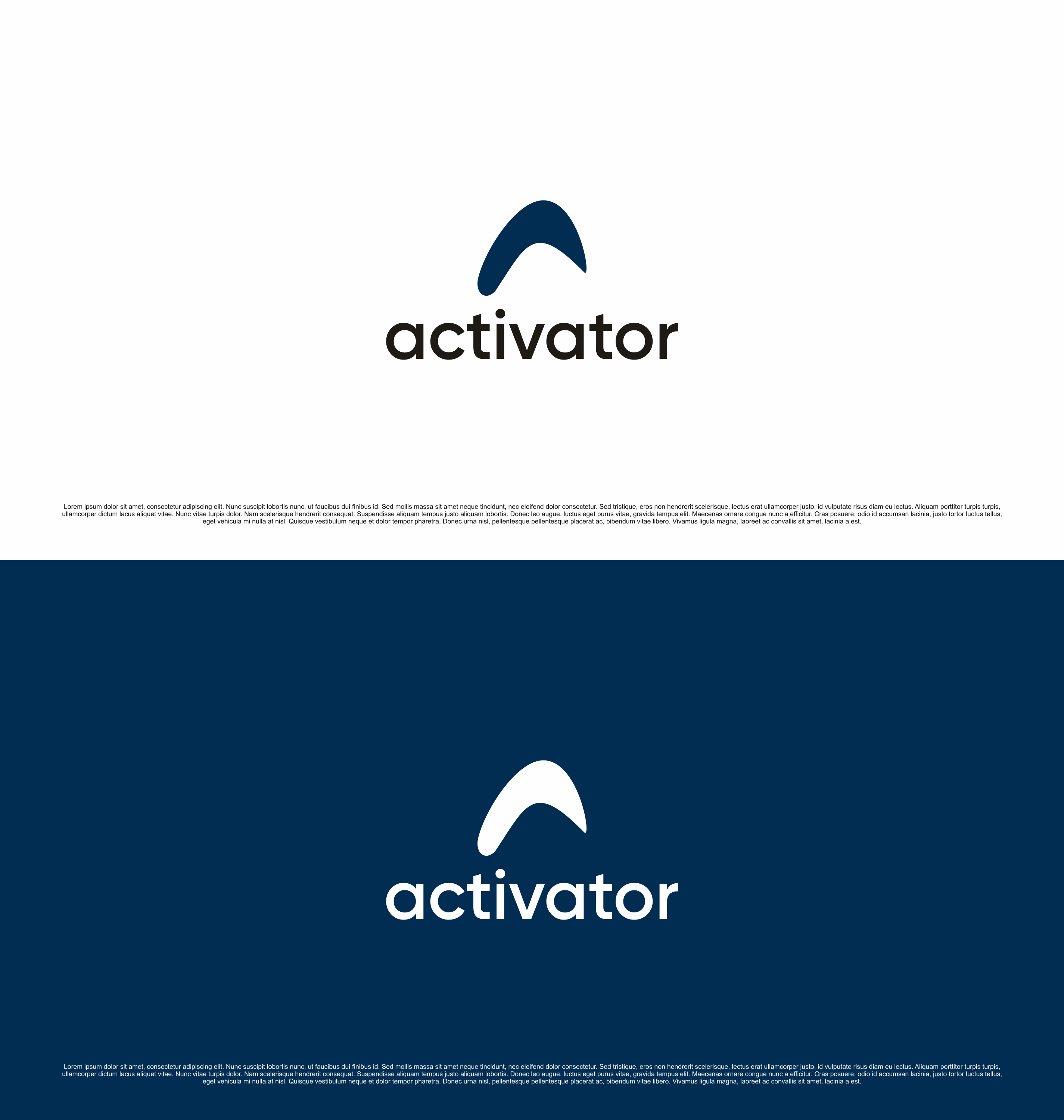 Modern, Colorful, activator is a event market place Logo Design for ...