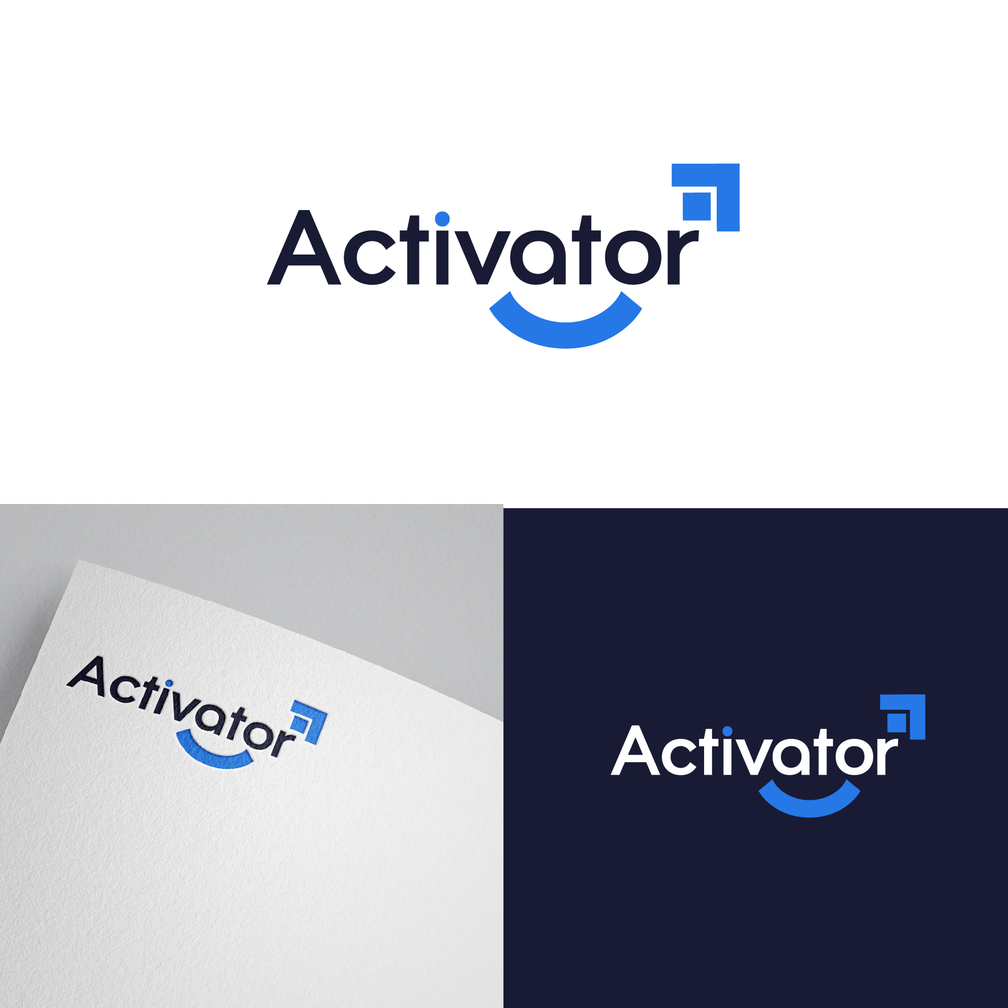 Modern, Colorful, activator is a event market place Logo Design for ...