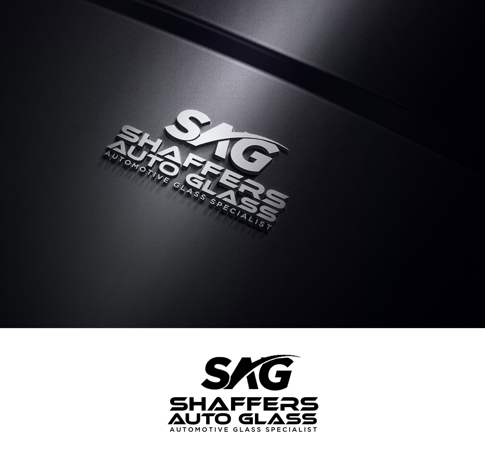 Modern, Bold Logo Design for Shaffers Auto Glass, automotive glass ...