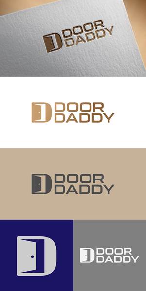 Logo Design for DOOR DADDY or door daddy or Door Daddy.... your call by Liyana | Design #32347878