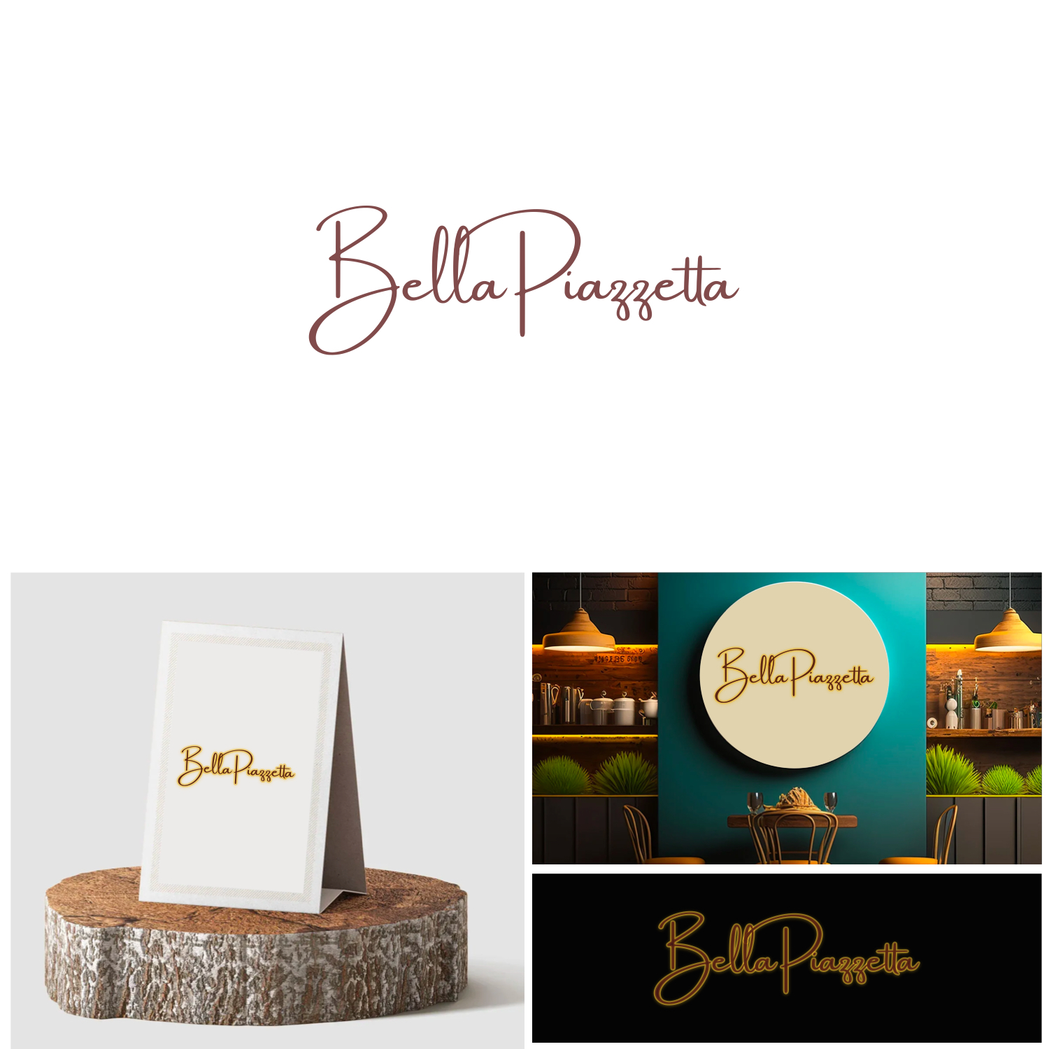 Modern, Elegant, Gastronomie Logo Design for Bella Piazzetta by ...