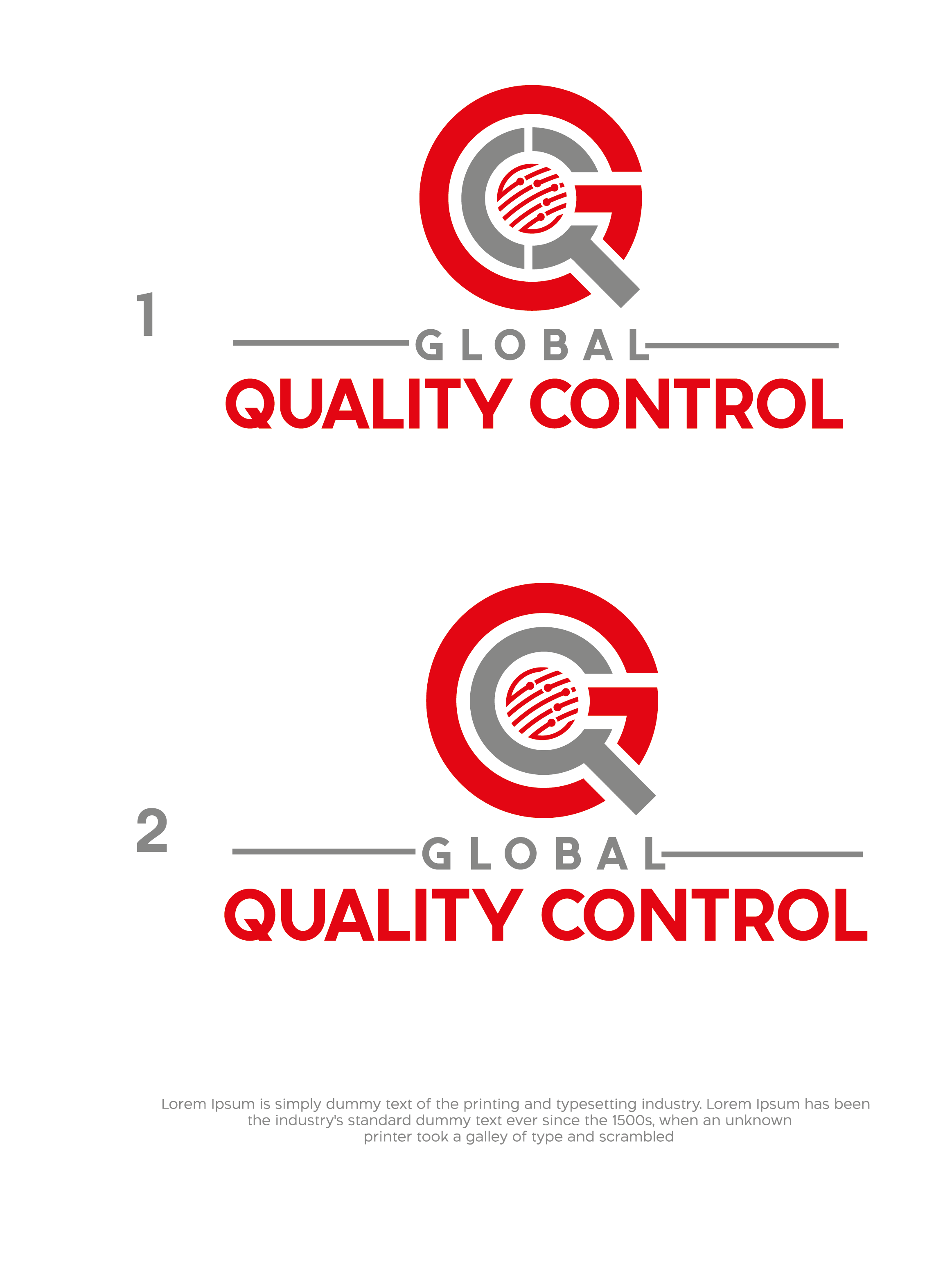 Serious, Upmarket, Biotechnology/Pharmaceuticals Logo Design for Global Quality Control (GQC) by ...