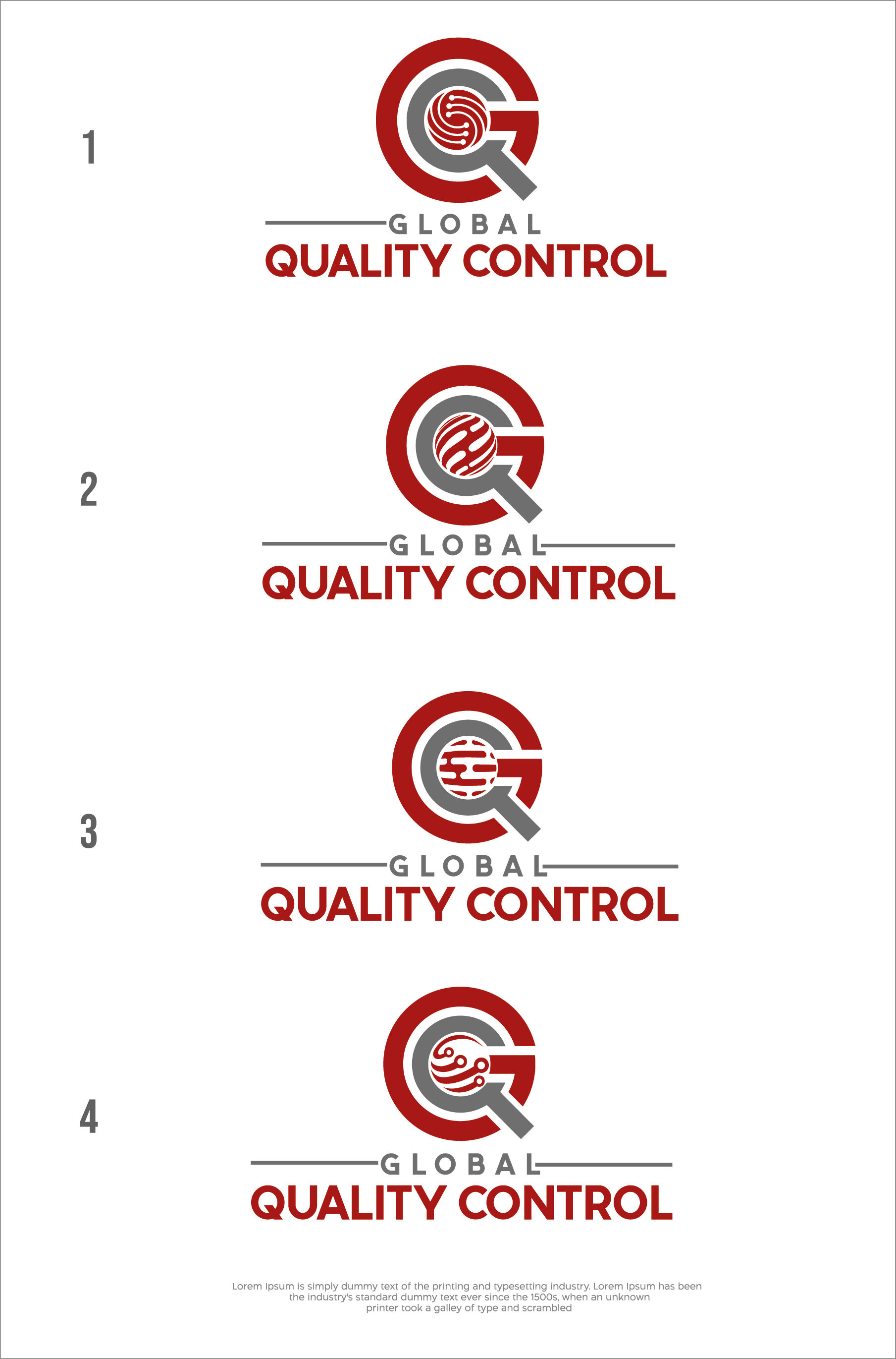 Serious, Upmarket, Biotechnology/Pharmaceuticals Logo Design for Global Quality Control (GQC) by ...