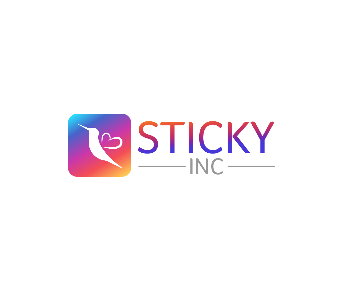 Elegant, Playful Logo Design for Sticky Inc. by Blue Pasnata | Design ...