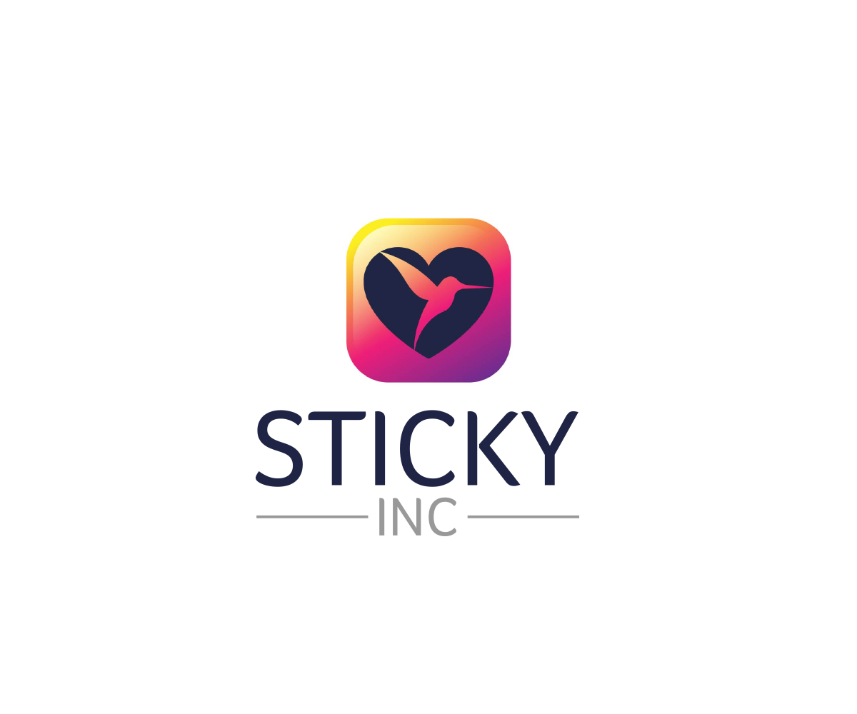 Elegant, Playful Logo Design for Sticky Inc. by Blue Pasnata | Design ...