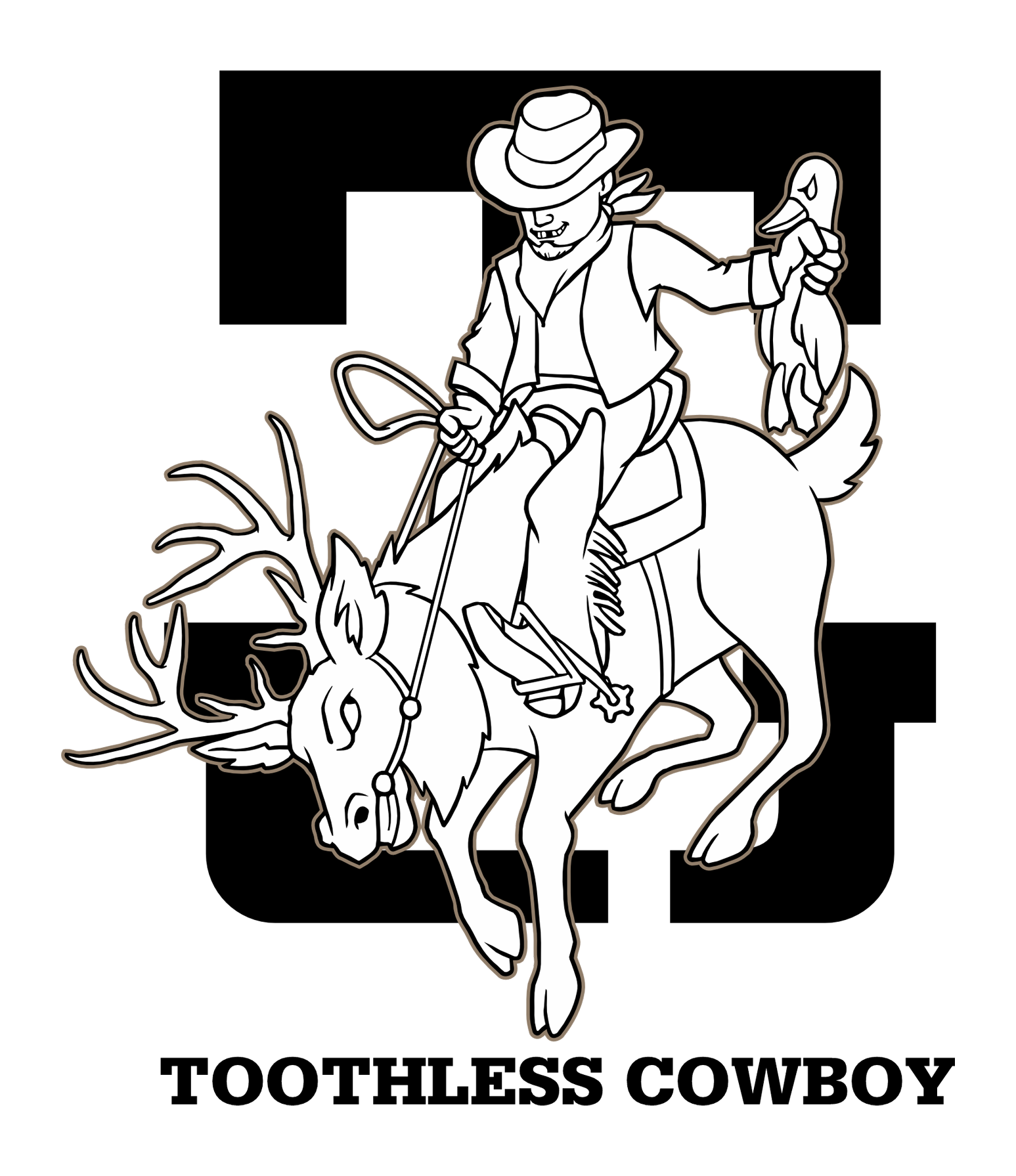 Masculine, Modern Logo Design for Toothless Cowboy by reddmac | Design ...