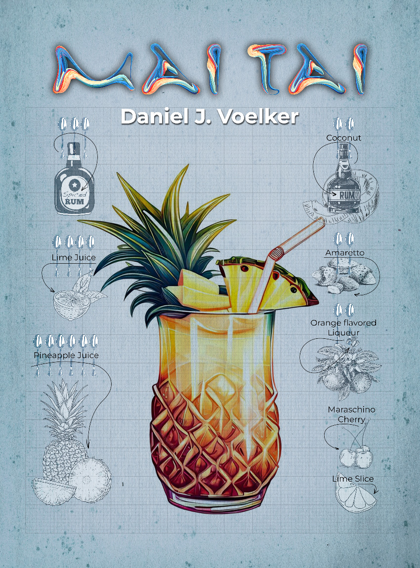 Upmarket, Playful Book Cover Design for Tiki Cocktail University by ...