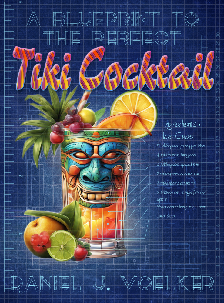 Upmarket, Playful Book Cover Design for Tiki Cocktail University by ...