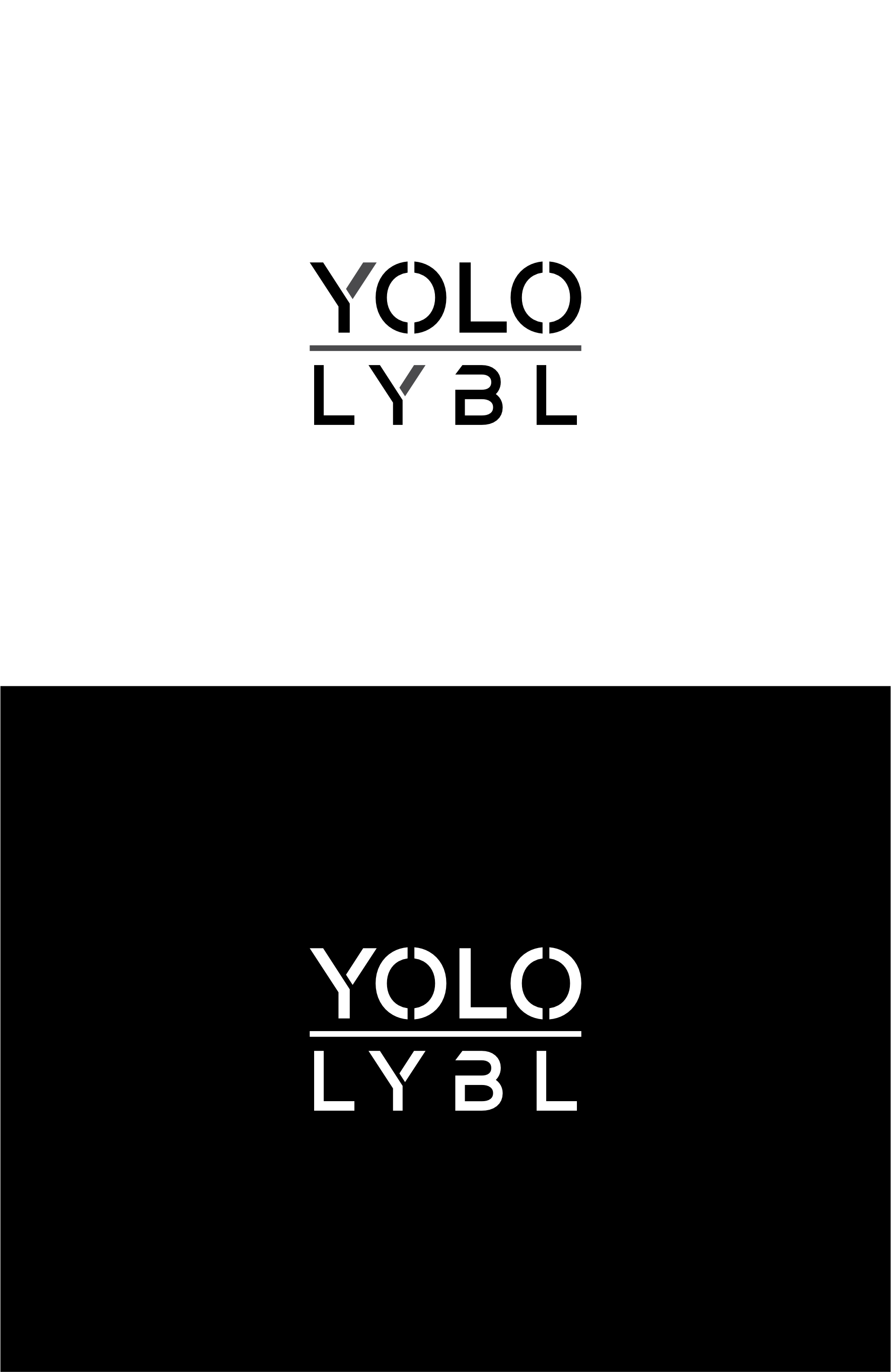 Masculine, Playful Logo Design for YOLO LYBL by adeva | Design #32367503