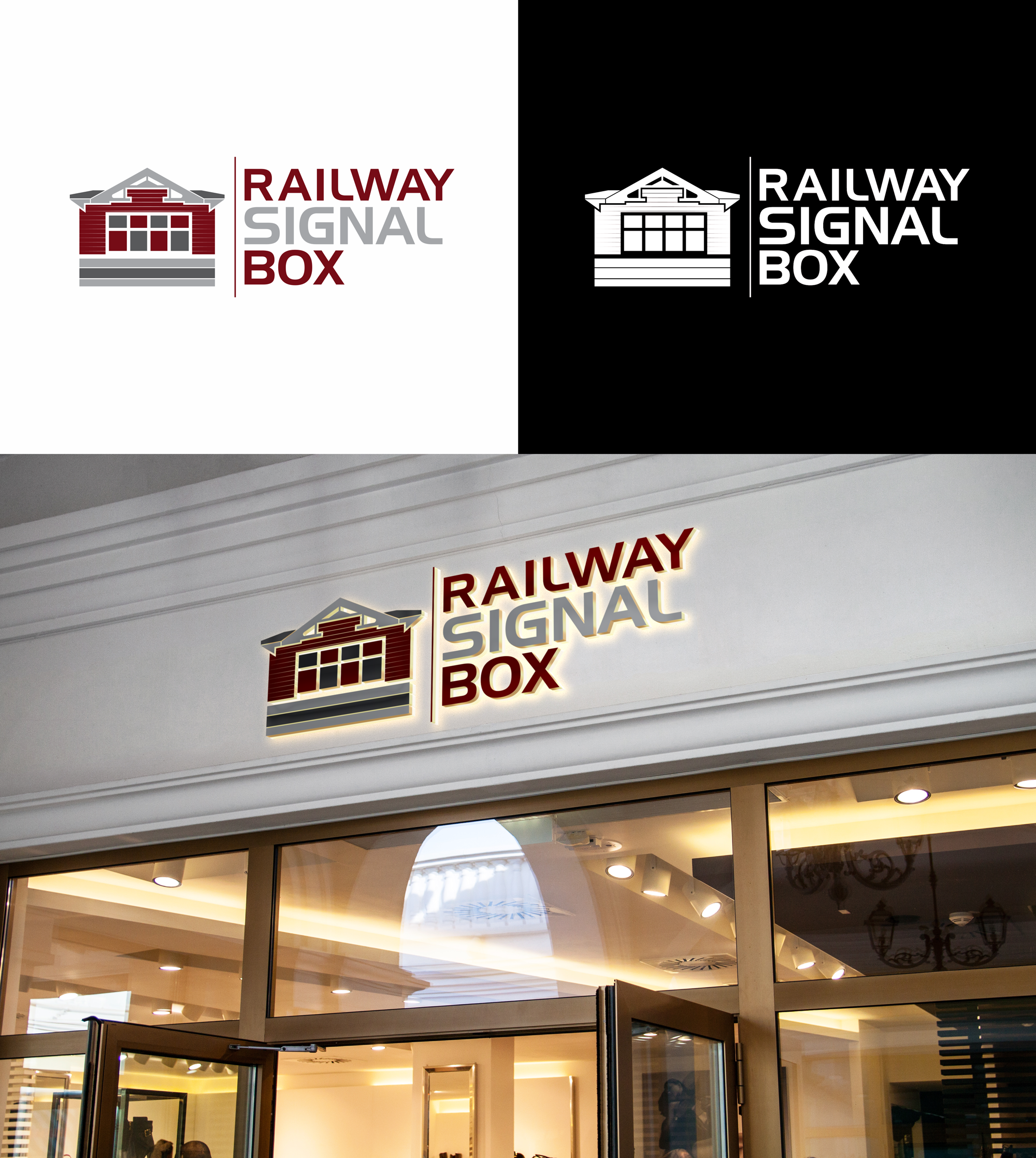 Bold, Serious, Architecture and building Logo Design for "Railway ...