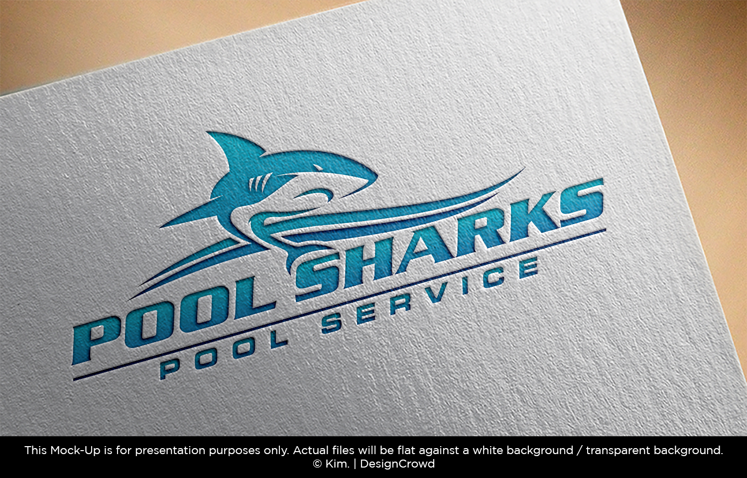 Bold, Serious, Swimming Pool Graphic Design for a Company by Kim Ji ...
