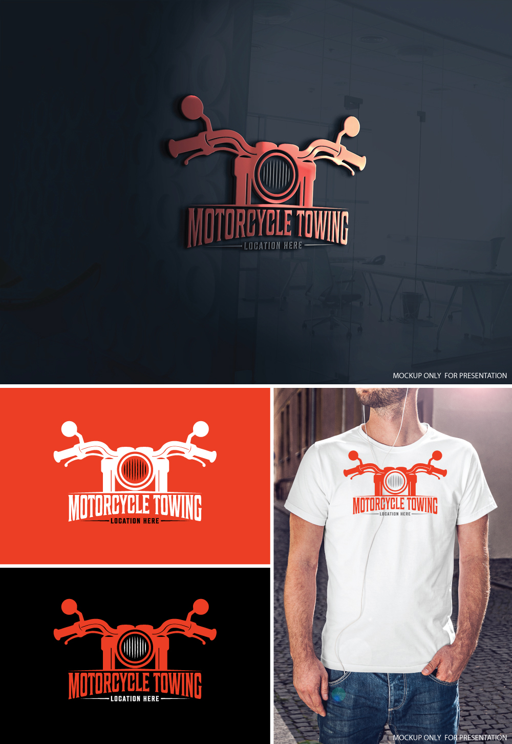 Bold, Modern, Motorcyclists Logo Design for Motorcycle Towing ...