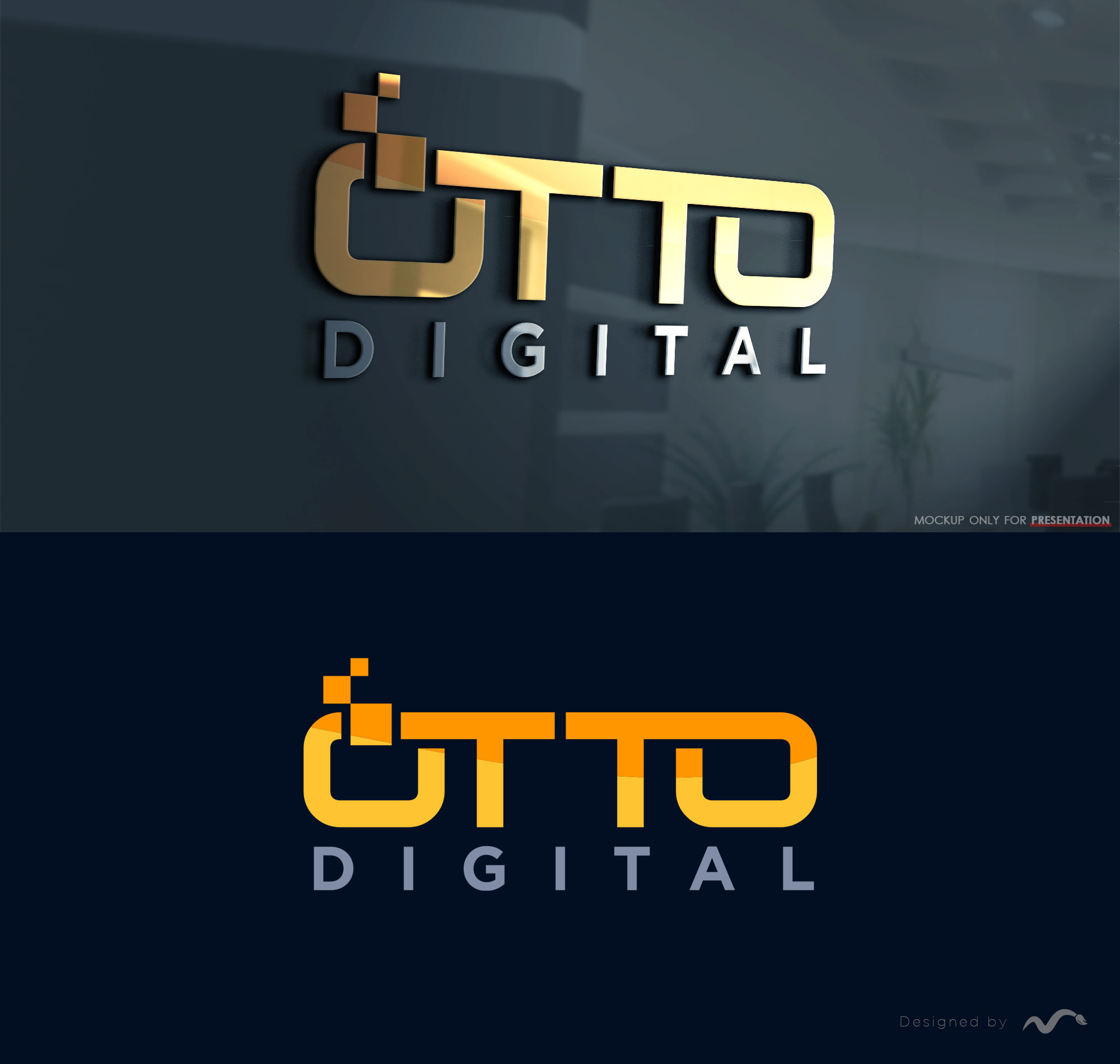 Modern, Bold Logo Design for OTTO DIGITAL by Mono.co | Design #32381643