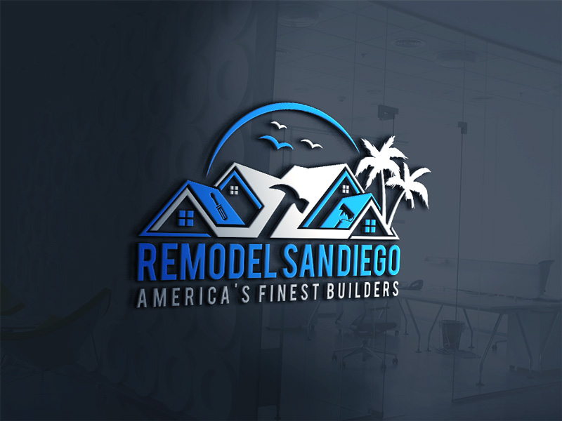 Bold, Serious, construction Logo Design for REMODEL SAN DIEGO AMERICA'S ...